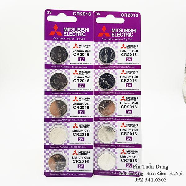 10 viên pin 3v CR2016 Mitsubishi | Pin Tuấn Dung